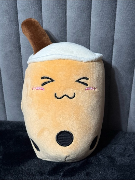 Toys | Kawaii Bubble Tea Boba Plush Stuffed Animal Smiling Milk Tea ...